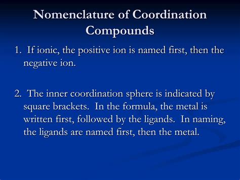 Ppt Transition Metal Complexes I Powerpoint Presentation Free Download Id 4751775