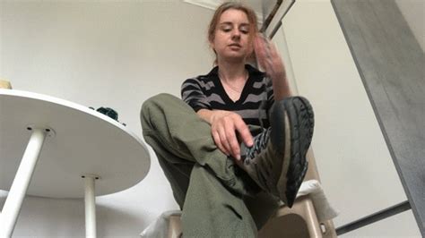 Stinky Socks Sneakers Feet Kathrynnegoddessfeet Clips4sale