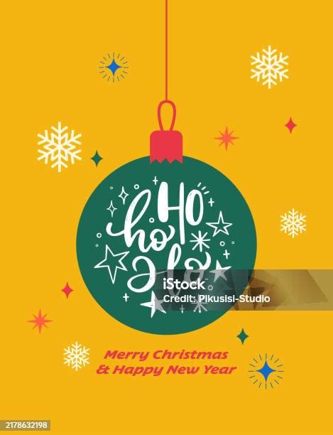 메리 크리스마스 새해 복 많이 받으세요 인사말 카드 장식품 눈송이 및 간단한 기하학적 별 모양 0명에 대한 스톡 벡터 아트 및 기타 이미지 Istock