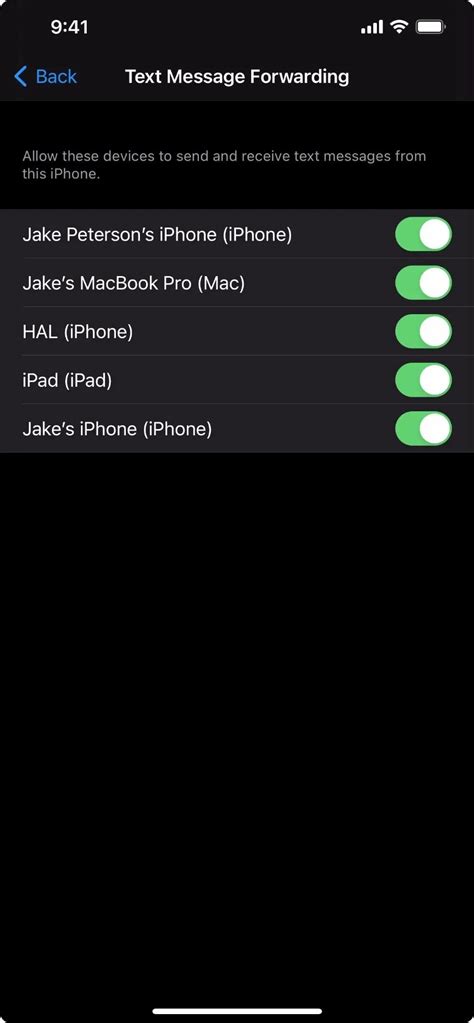 Send Receive Sms Mms Text Messages From Your Iphone On Any Of Your Other Apple Devices Ios