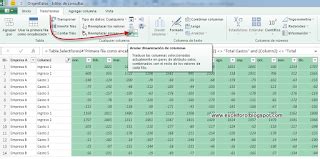 Power Query Unpivot datos o como Anular la dinamización de columnas EXCEL FORO Un blog de Excel