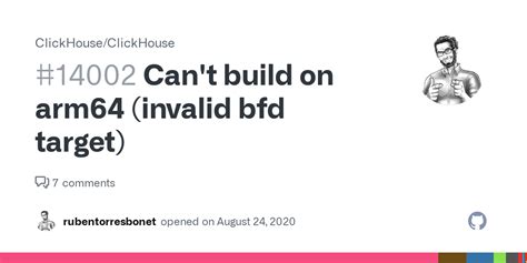 Cant Build On Arm64 Invalid Bfd Target · Issue 14002 · Clickhouse