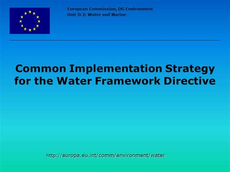 Water Framework Directive 200060ec Ppt Video Online Download