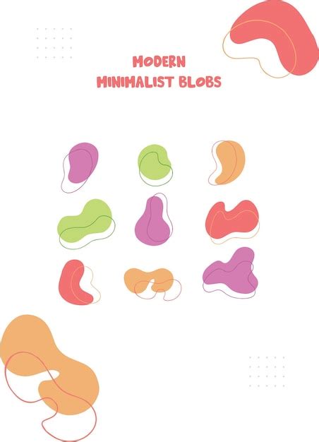 Premium Vector Modern Minimalist Blobs Shapes Collection For Designs