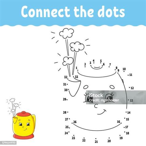 도트 게임 선을 그립니다 아이들을위한 활동 워크시트 색칠 공부 대답으로 만화 캐릭터 벡터 그림입니다 점 연결하기에 대한 스톡 벡터 아트 및 기타 이미지 Istock