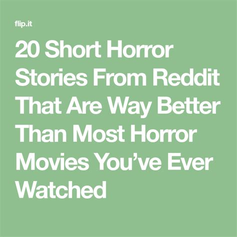 30 Very Short Tales Of Horror That Are Better Than Most Scary Movies