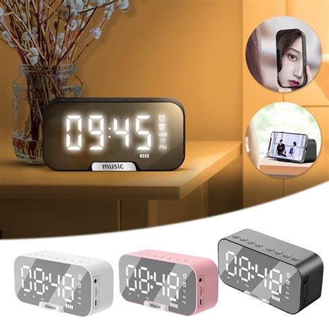 Xgfhyjeh Alarm Clock Digital Clocks Atomic Clocks Alarm Clock With