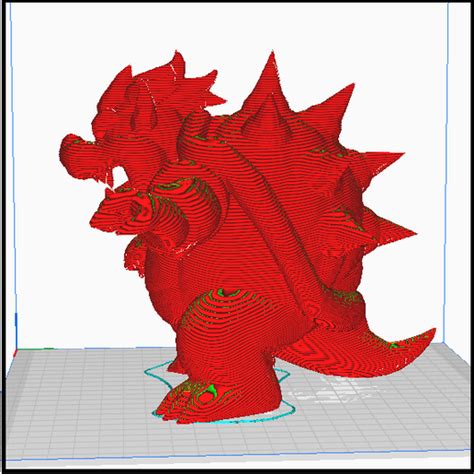 🐢 Bowser Chibi・free Stl File For 3d Printing・cults