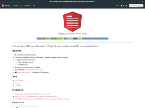 Ngx Formly By Ngx Formly A Angular Template Built At Lightspeed
