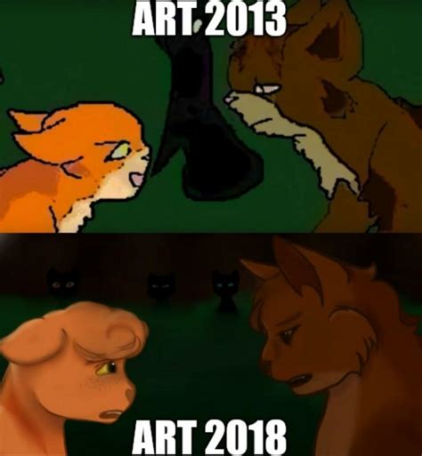 I Decided To Redraw Something I Made When I Was 12 R Warriorcats