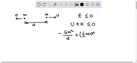 Solved Two Point Like Particles Each Of Mass M Are Originally
