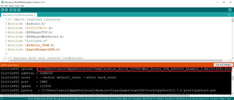 Esp8266 Ota Over The Air Updates Asyncelegantota Arduino Random