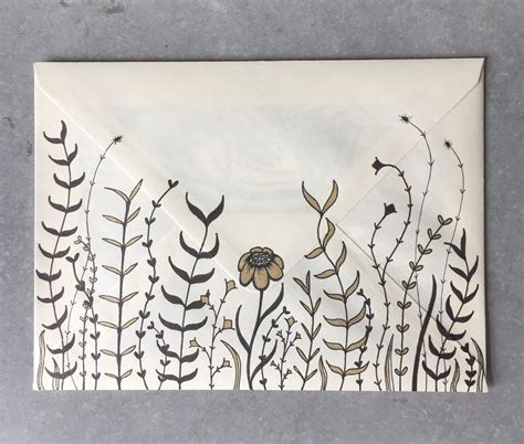 Floral Envelope Wall Art