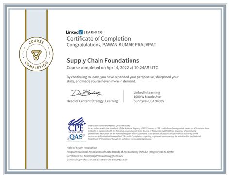 pawan kumar prajapat on linkedin certificate of completion