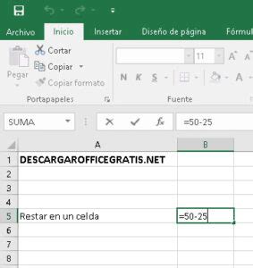 Como Restar En Excel PlantillasOffice Net