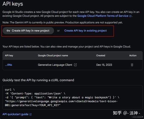 谷歌gemini Api 应用一：基础应用 知乎