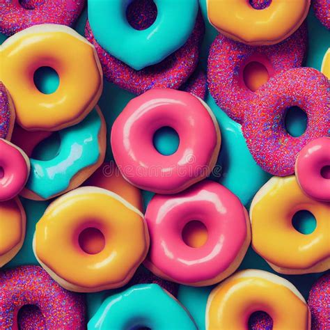 A Pattern Of Donations On A Dark Blue Background Stock Illustration