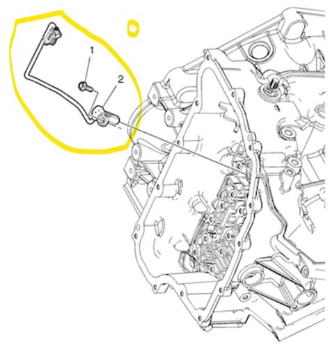 where is the automatic transmission speed sensor vss located