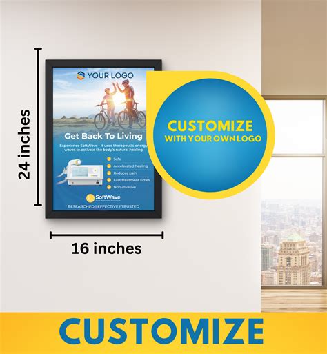 16 X 24 Custom Poster Get Back To Living Design 1 Customized