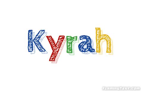 Kyrah Logo Free Name Design Tool From Flaming Text