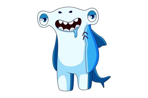 Premium Vector Cute Shark Cartoon Character Design Premium Vector Cute Shark Cartoon Character Design
