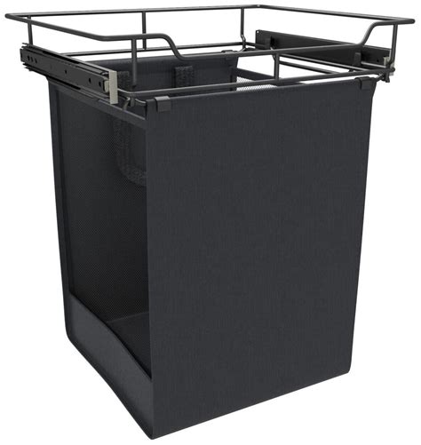 Rev A Shelf Csohsl Sidelines W X H Pull Out Laundry Clothes Hamper Black Walmart Com