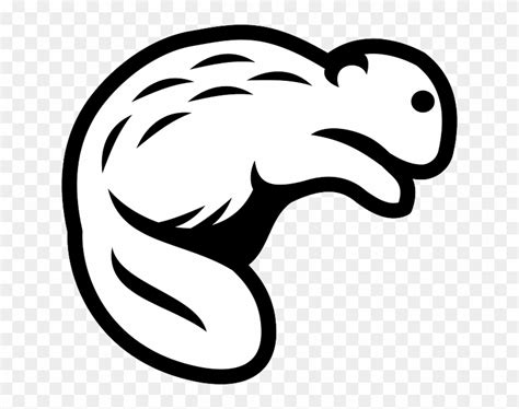 Beaver Outline Clip Art At Clker Black And White Beaver Clipart