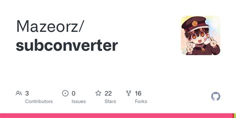 Github Mazeorzsubconverter