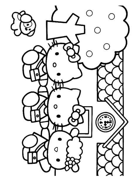 Disegno 13 Di Hello Kitty Da Colorare
