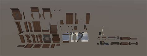 Modular Indoor Environment Polycount