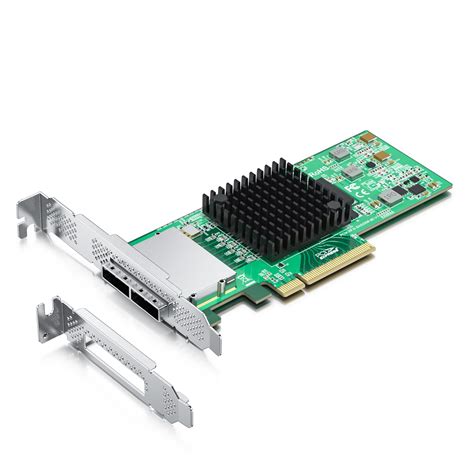 External PCI Express SAS SATA HBA SAS2008 Chip X8 6Gb S Same As 9200 8E Amazon Co Uk