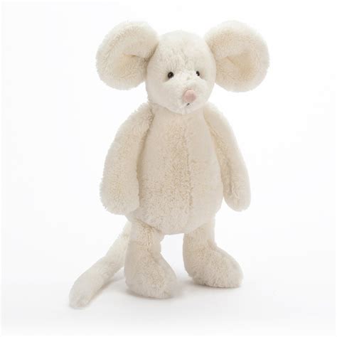 Jellycat Bashful Cream Mouse Medium 12 Inches 670983098662 EBay