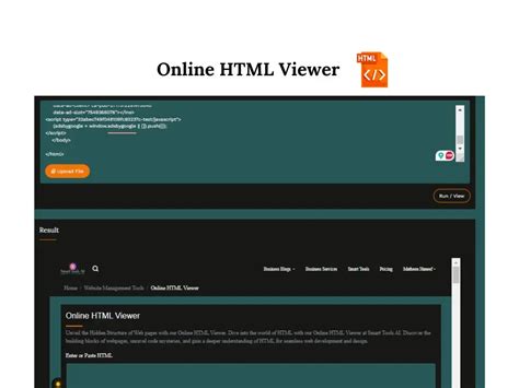 Explore Html Code With Our Online Html Viewer