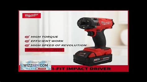 Milwaukee Multi Fit Impact Driver Rechargeable 18v Lithium Battery