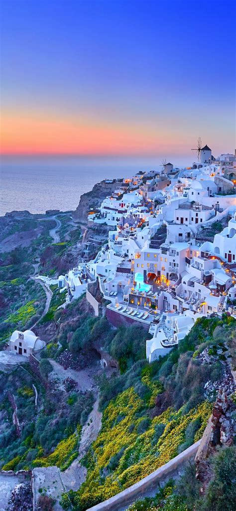 Santorini Greece Wallpaper 4k