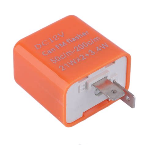 LED сигнално реле и крушки, с 2 пина, регулируеми, 12V, 2 x 21W, за ...