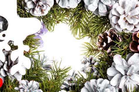 새해 텍스트에 대한 빈 복사 공간 장소와 크리스마스 초대 프레임입니다 0명에 대한 스톡 사진 및 기타 이미지 0명 가장자리 나뭇가지 Istock