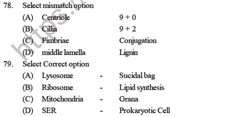 Neet Biology Cell Structure And Function Mcqs Set A Multiple Choice