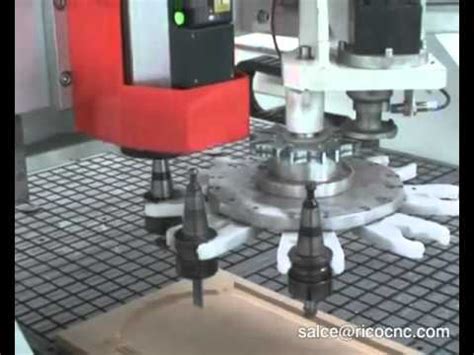 Carousel Type Automatic Tool Changer Mechanism Tool Changing CNC Router Machine XECNC