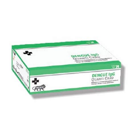 Quanti Card Dengue Igc Test Kit At ₹ 2900box Ranchi Id 22620185362