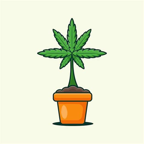 Cannabis Plant Cartoon Images Free Download On Freepik