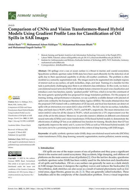 Pdf Comparison Of Cnns And Vision Transformers Based Hybrid Models Using Gradient Profile Loss