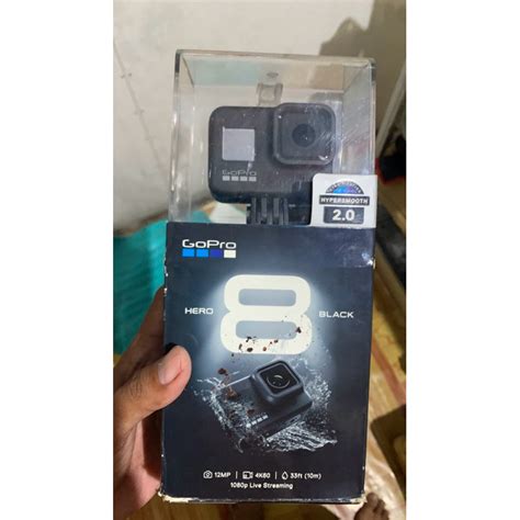 jual gopro hero 8 black second mati total shopee indonesia