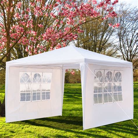10 X 10 Canopy Tent Outdoor Wedding Party Tent Camping Shelter Gazebo