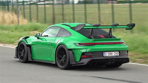 Porsche 911 Gt3 Rs With A Massive Rear Wing