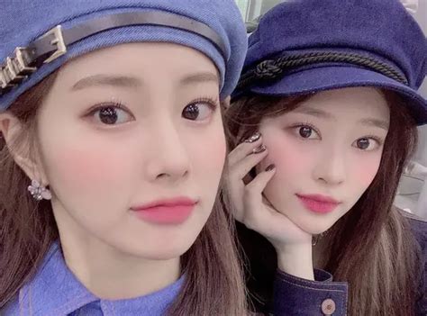 200225 Iz One Twitter Update Hyewon And Minju Kpopping