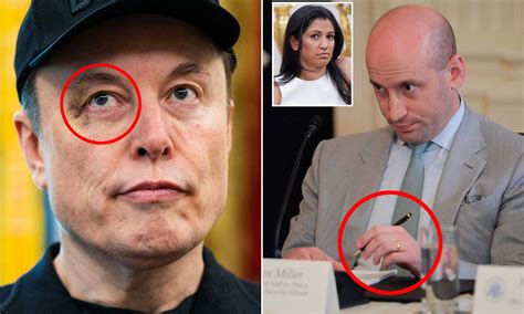 Elon Musk Black Eye Sparks Rumor Over Stephen Millers Wife As She