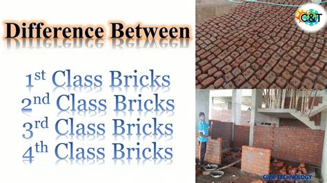 Difference Between 1st Class 2nd Class And 3rd Class Bricks Civil