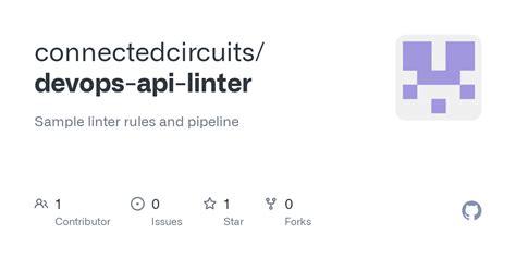 Github Connectedcircuitsdevops Api Linter Sample Linter Rules And
