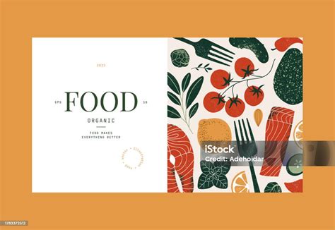 건강한 음식 디자인 템플릿입니다 야채와 함께 도마에 연어 벡터 일러스트 레이 션입니다 개념에 대한 스톡 벡터 아트 및 기타 이미지 개념 건강한 생활방식 건강한 식생활